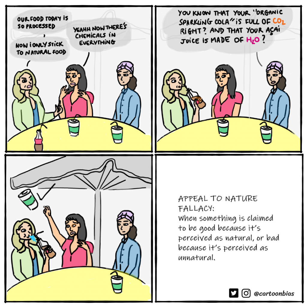 Appeal To Nature Fallacy Cartoon Bias appeal-to-nature-fallacy-cartoon-bias